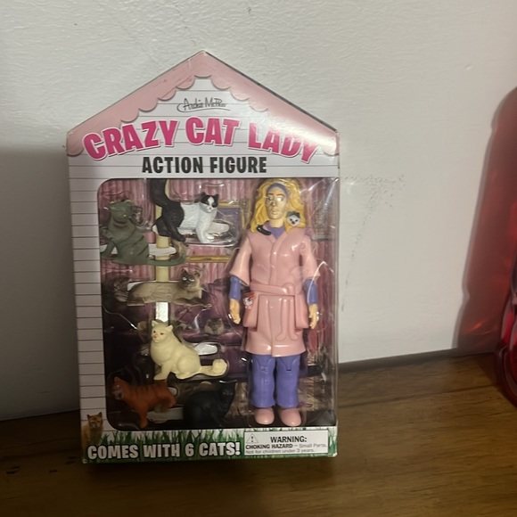 Archie Mcphee | Games | Archie Mcphee Crazy Cat Lady Action Figure ...